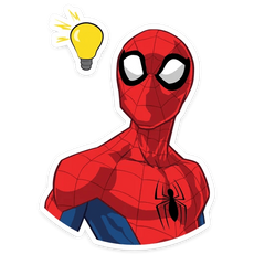 Spider-Man Dab Sticker - Sticker Mania