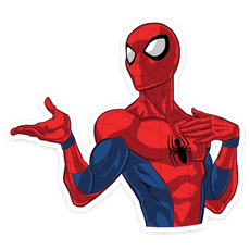 Spider-Man Dab Sticker - Sticker Mania