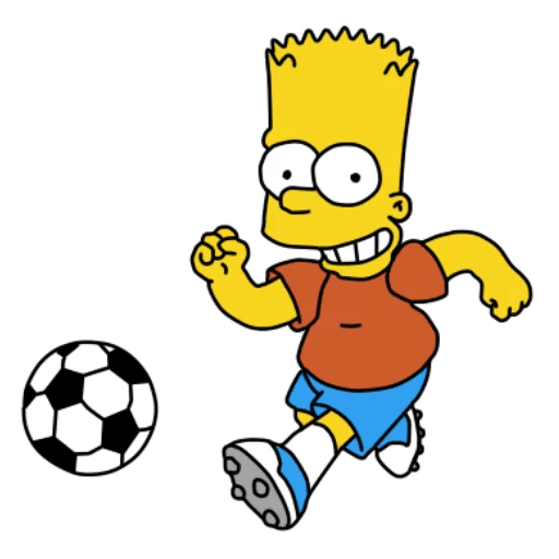 Bart Simpson Happy Sticker - Sticker Mania