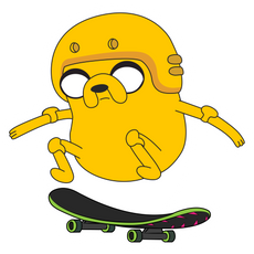 Adventure Time Sad Jake in Bed Sticker - Sticker Mania