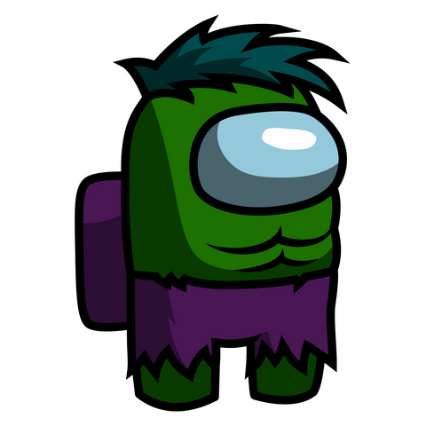 Among Us Hulk Sticker - Sticker Mania