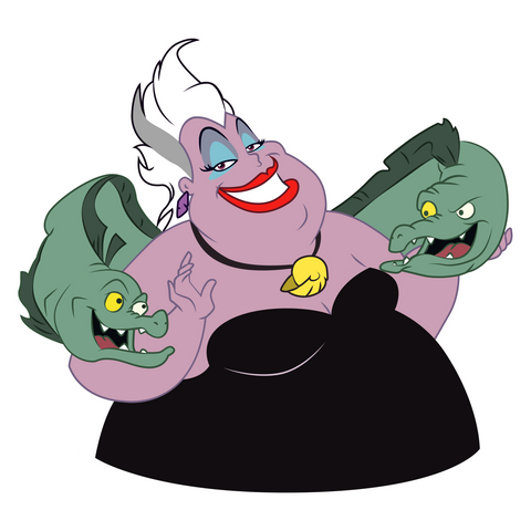 Ursula Flotsam and Jetsam Sticker - Sticker Mania