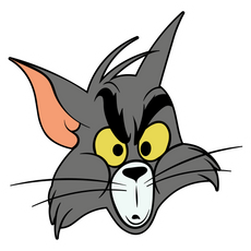 Tom and Jerry Angel and Devil Sticker - Sticker Mania