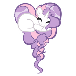 MLP Sleeping Sweetie Belle Sticker - Sticker Mania