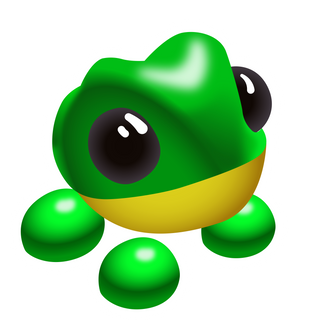 Adopt Me Frog Sticker - Sticker Mania