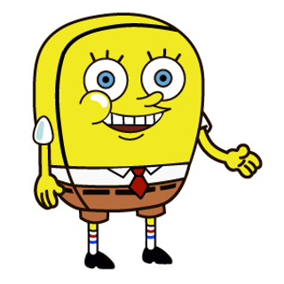 Increasingly Buff SpongeBob Not Tough Meme - Sticker Mania