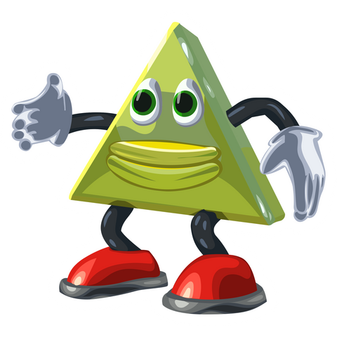 Dancing Triangle Meme Sticker - Sticker Mania