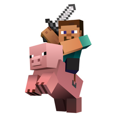 Minecraft Pig - Sticker Mania