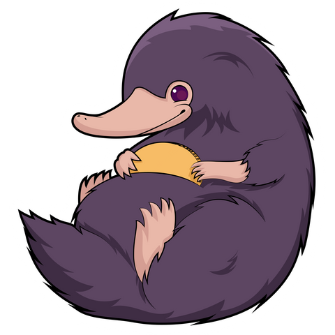 Fantastic Beasts Niffler Sticker - Sticker Mania