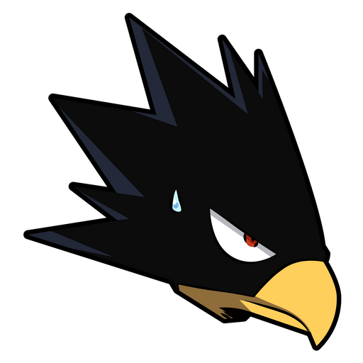 Fumikage tokoyami Stickers - Sticker Mania
