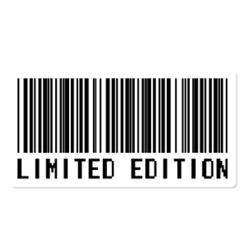 Barcode Limited Edition Sticker - Sticker Mania