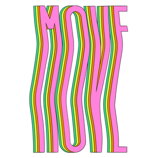 Pink MOVE Sticker - Sticker Mania