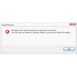Install Windows Prank Sticker - Sticker Mania