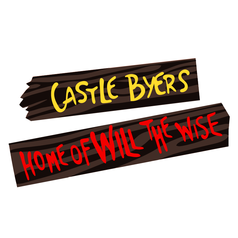 Stranger Things Castle Byers - Sticker Mania