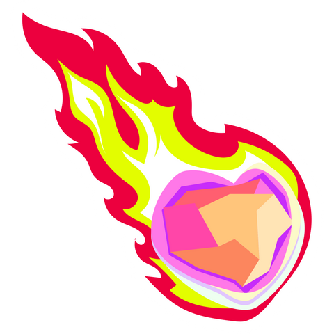 Love Comet Sticker - Sticker Mania
