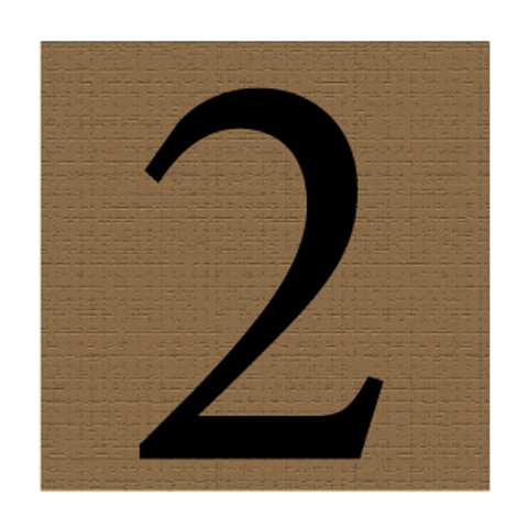 Ransom Alphabet Number 2 - Sticker Mania