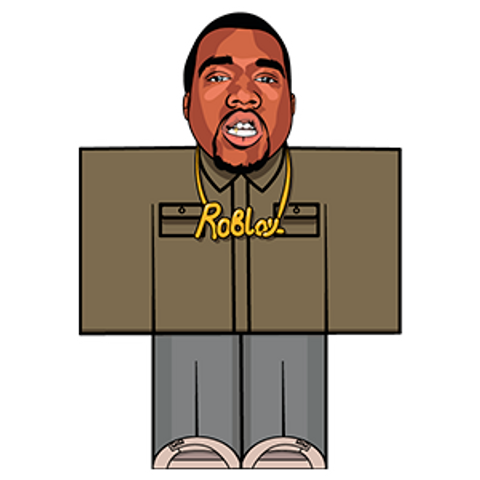 Kanye West Roblox - Sticker Mania