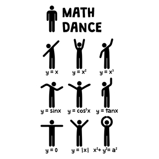 Math Dance Sticker - Sticker Mania