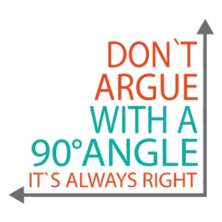 Always Right Angle Sticker - Sticker Mania
