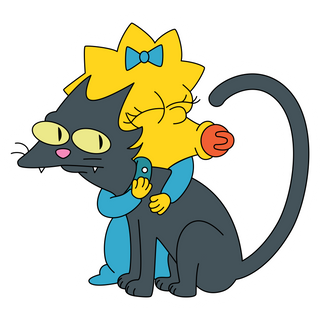 Maggie Simpson and Snowball II Sticker - Sticker Mania