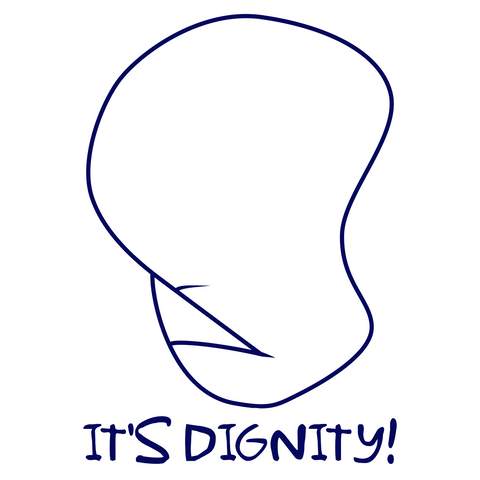 The Simpsons It's Dignity Sticker - Sticker Mania
