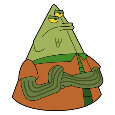 SpongeBob Flats the Flounder Sticker - Sticker Mania