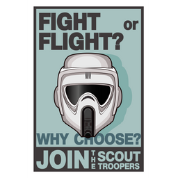 Star Wars Scout Troopers Poster Sticker - Sticker Mania
