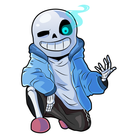 Undertale Sans Sticker - Sticker Mania